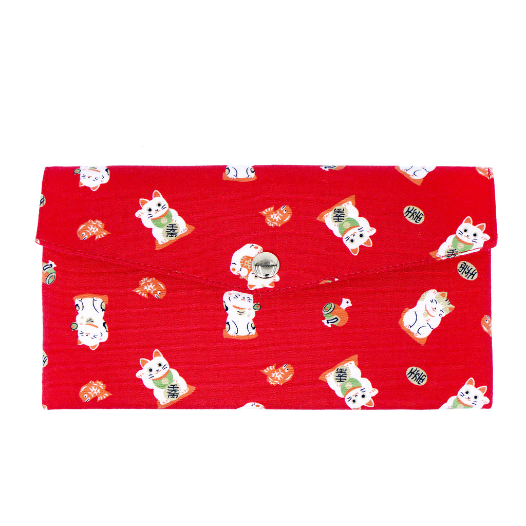 COCOONESE Red Packet Organizer - Fortune Cat